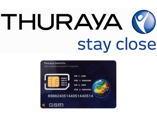 THURAYA - Carte SIM prépayée. - Discount Marine