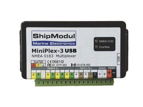 SHIPMODUL Miniplex 3USB Multiplexeur - Discount Marine